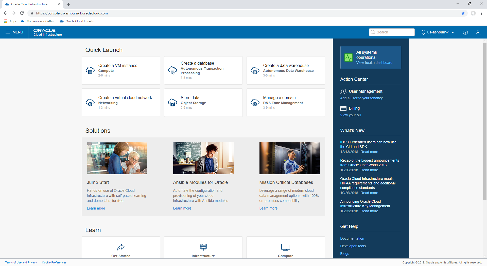 Create an Oracle Database System in Oracle Cloud Infrastructure ...